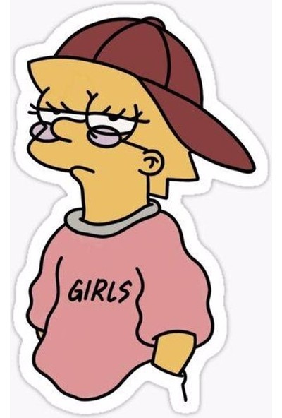 Zobar Markt Zobarmarkt Girls Desenli Defter Ajanda Planner Bullet Journal Laptop Sticker, 5 cm Zobar Markt Zobarmarkt Girls Desenli Defter Ajanda Planner Bullet Journal Laptop Sticker, 5 cm