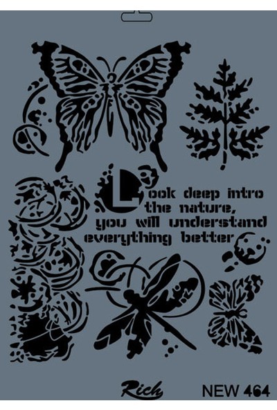 Rich Stencil 35X25CM New 464