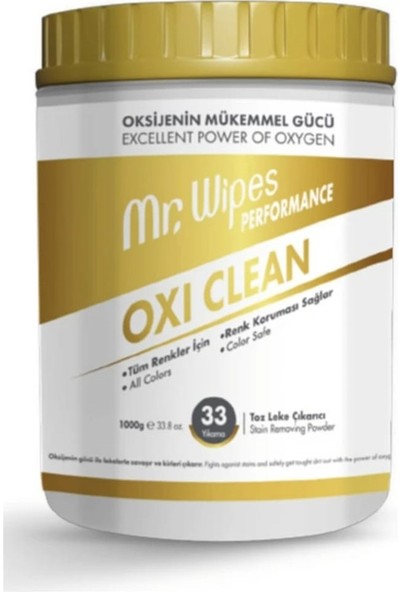 Farmasi Mr.wipes Performans Oxi Clean Leke Çıkarıcı 1 kg Farmasi Mr.wipes Performans Oxi Clean Leke Çıkarıcı 1 kg