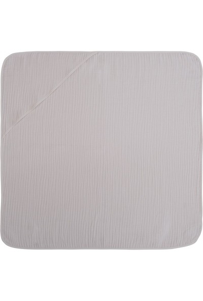 Merbasita Bej Düz Müslin Kundak 80X80 cm