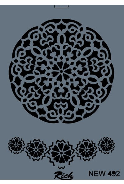 Rich Stencil 35X25CM New 492
