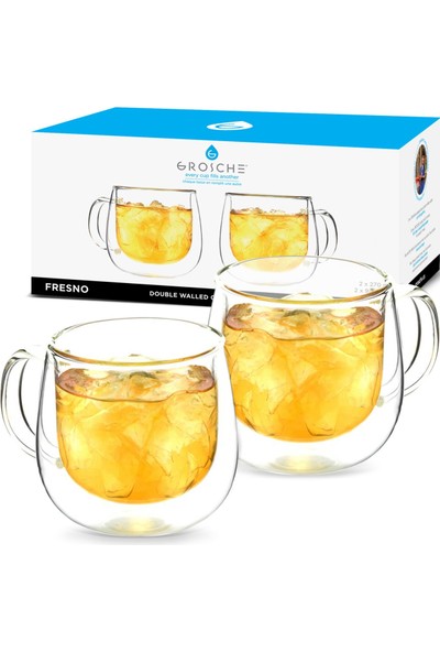 Grosche Fresno Çift Cidarlı Bardak 2 x 270 ml Grosche Fresno Çift Cidarlı Bardak 2 x 270 ml