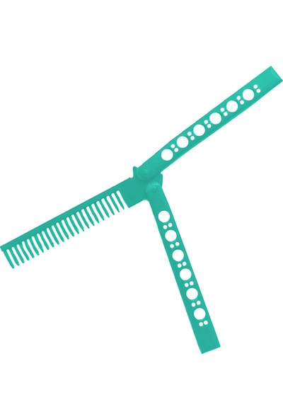 Afra Tedarik Kelebek Bıçak Şeklinde Plastik Yeşil Tarak Saç Tarama Kolay Taşınabilir Organik Plastik Afra Tedarik Kelebek Bıçak Şeklinde Plastik Yeşil Tarak Saç Tarama Kolay Taşınabilir Organik Plastik