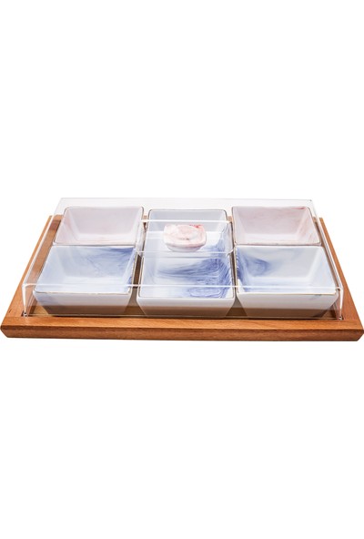 Emsan Bonita Mix&match Yaldızlı Ahşap Kahvaltılık