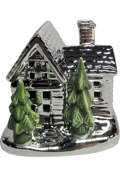 Karaca Home Karaca House LED Işıklı Obje Silver 11X12 cm