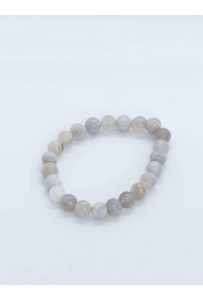 Mucize Tasarım Akik Taşı Doğaltaş Bileklik 8 mm