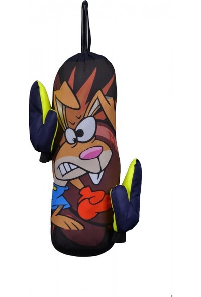 Leyaton Çocuk Dolu Boks Kum Torbası ve Çift Box Eldiveni