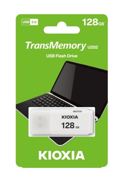 Kioxia U202 128GB Usb2.0 LU202W128GG4 Beyaz Kioxia U202 128GB Usb2.0 LU202W128GG4 Beyaz
