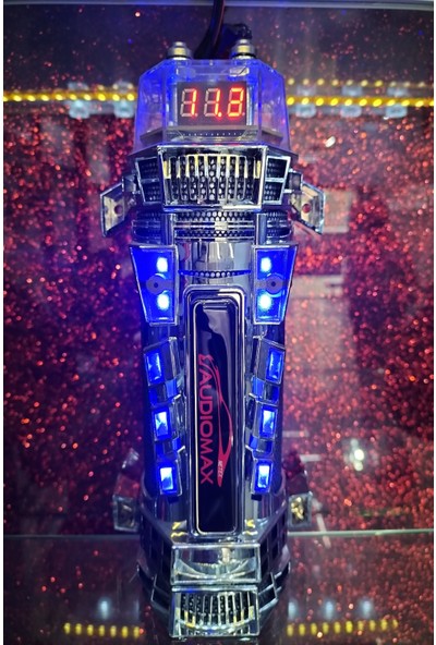 Audiomax Mx 108 8 Farad LED Ekranlı Remoteli Power Kapasitör