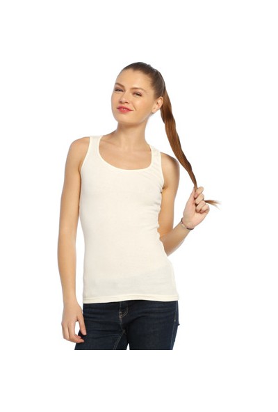 Darkzone Beyaz Kadın Atlet Darkzone Beyaz Kadın Atlet