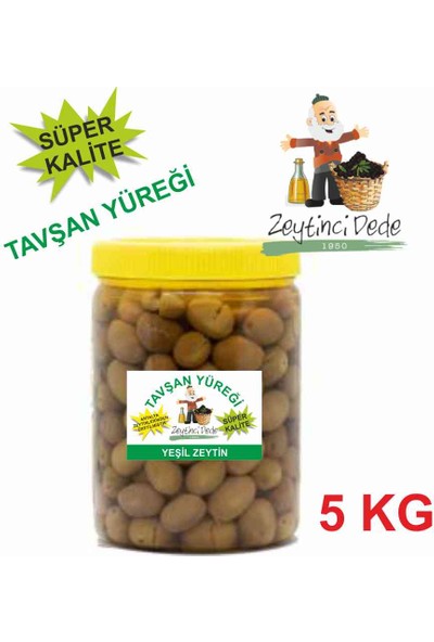 Zeytinci Dede Antalya Tavşan Yüreği Zeytin 5 kg