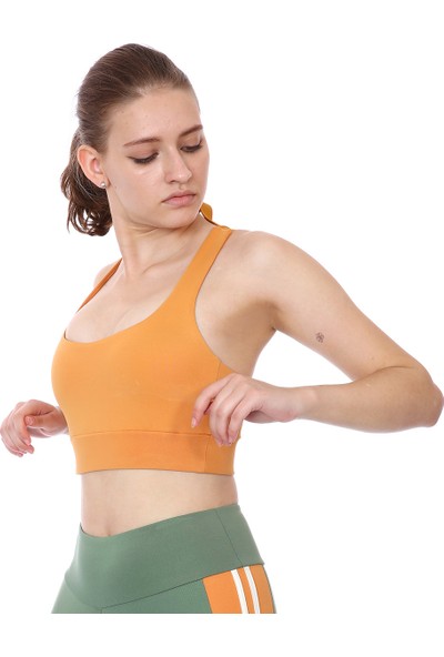 Push Up Bra Kadın Turuncu Koşu Sporcu Sütyeni 21KKTP10D01-ORJ