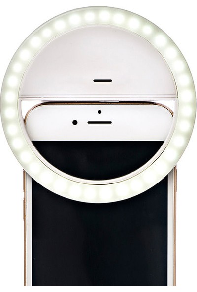 As Elektronik Şarjlı Selfi Öz Çekim Işığı Studio Işığı Ön Kamera Çekimleri Için