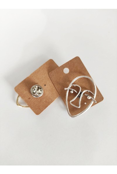 Frigg Design Insan Yüzü Rozet