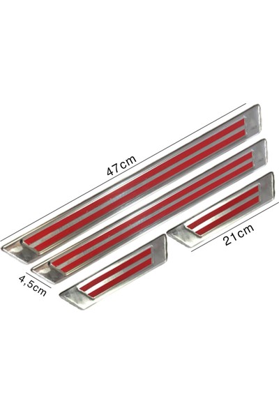 Volkswagen Amarok 2010> Kapı Eşik Koruması 4 Prç