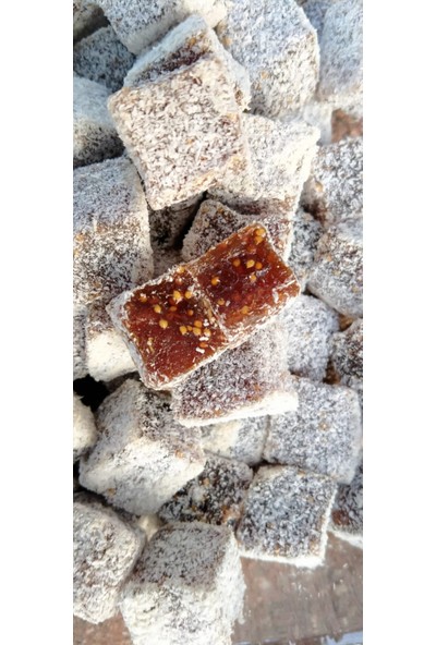 Uzundere Gıda Sade Incir Lokumu Hindistan Cevizi Kaplamalı 1 kg