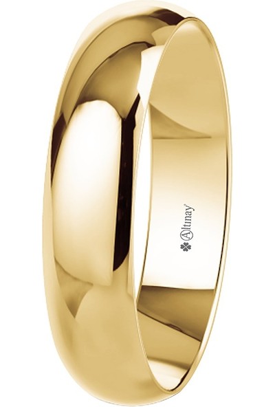 Altınay 14 Ayar 5 mm Klasik Alyans