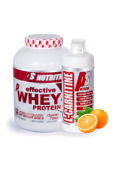 Ps Nutrition Whey Protein 2000 gr + L-Carnitin 1000 ml Portakal
