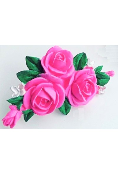 Morlalem 3 Boyutlu Gül Çiçek Buketi 11CM Silikon Kalıp K-133 Morlalem 3 Boyutlu Gül Çiçek Buketi 11CM Silikon Kalıp K-133