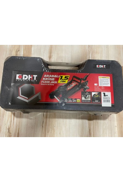 Dht Arabalı 1,5 Ton ( Plastik Çantalı ) Tekerlekli Araç Krikosu