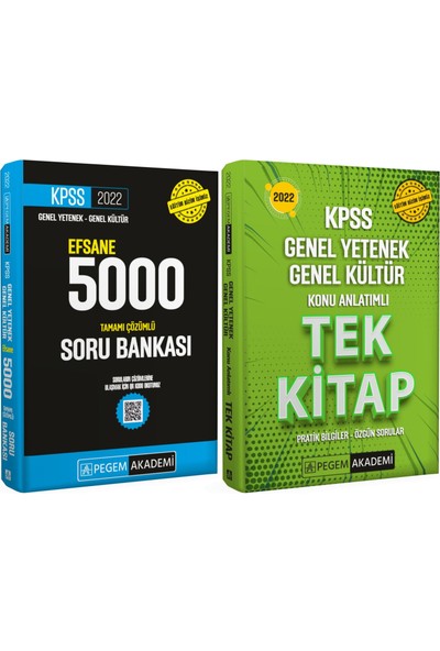 Pegem Akademi 2022 Kpss Gygk Konu Anlatımlı Tek Kitap - 5000 Soru Bankası Pegem Akademi 2022 Kpss Gygk Konu Anlatımlı Tek Kitap - 5000 Soru Bankası