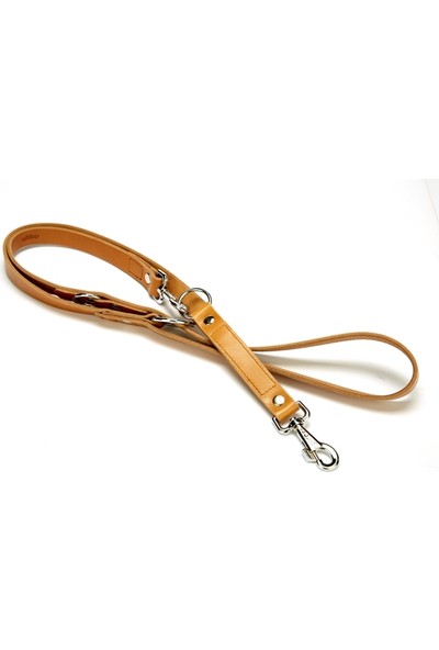 Doggie Ayarlanabilir Seri Premium Deri Köpek Gezdirme Kayışı 2 x 12-90 cm Kamel Doggie Ayarlanabilir Seri Premium Deri Köpek Gezdirme Kayışı 2 x 12-90 cm Kamel