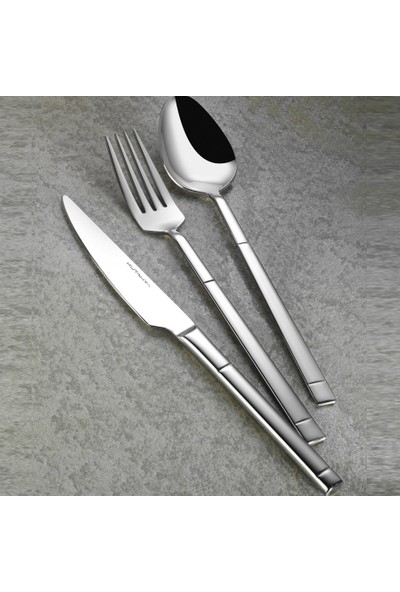 Kütahya Porselen Happy Sade 12 Kişilik 84 Parça Çatal Bıçak Seti Kütahya Porselen Happy Sade 12 Kişilik 84 Parça Çatal Bıçak Seti