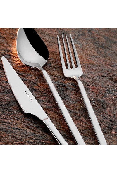 Kütahya Porselen Camılla Sade 12 Kişilik 84 Parça Çatal Kaşık Bıçak Seti Kütahya Porselen Camılla Sade 12 Kişilik 84 Parça Çatal Kaşık Bıçak Seti