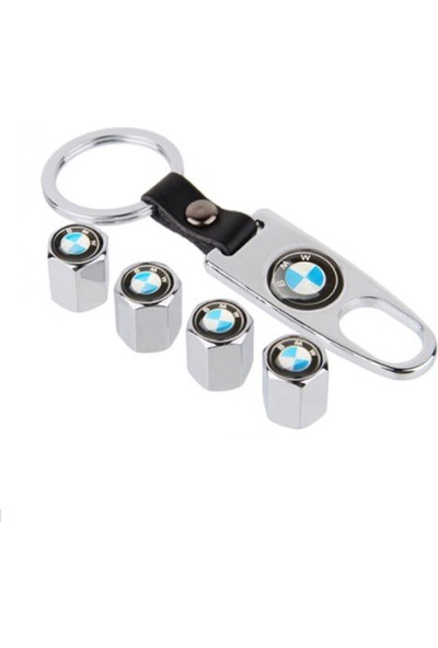 Gardenauto Bmw Paslanmaz Çelik Sibop Kapağı ve Anahtarlık Seti Krom Renk Gardenauto Bmw Paslanmaz Çelik Sibop Kapağı ve Anahtarlık Seti Krom Renk