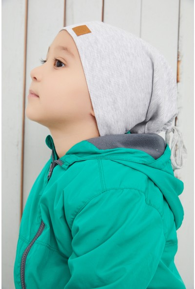 Babygiz Erkek Bebek Çocuk Melanj Şapka Bere El Yapımı Rahat Cild Dostu %100 Pamuklu Kaşkorse