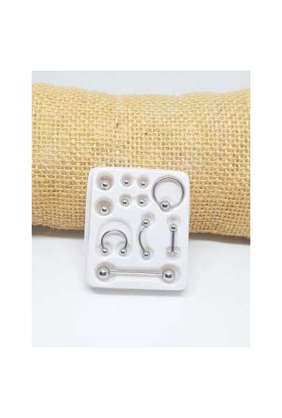 Tuna Takı & Aksesuar Piercing (Cerrahi Çelik) ve Piercing Topu Seti Tuna Takı & Aksesuar Piercing (Cerrahi Çelik) ve Piercing Topu Seti