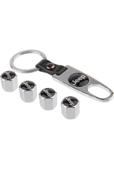 Gardenauto Jeep Paslanmaz Çelik Sibop Kapağı ve Anahtarlık Seti Krom Renk Gardenauto Jeep Paslanmaz Çelik Sibop Kapağı ve Anahtarlık Seti Krom Renk
