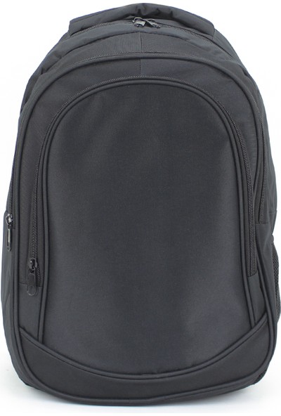 Case Club Siyah Basic Sırt Çantası Su Geçirmez Kumaş Unisex