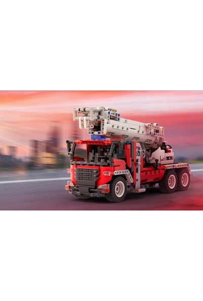 Ubtech Jimugo Fire Lazer - Uzaktan Kontrol Edilebilir ve Kodlanabilir Robotik Itfaiye Araç Seti Ubtech Jimugo Fire Lazer - Uzaktan Kontrol Edilebilir ve Kodlanabilir Robotik Itfaiye Araç Seti