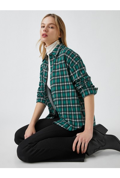 Koton Kareli Uzun Kollu Gömlek