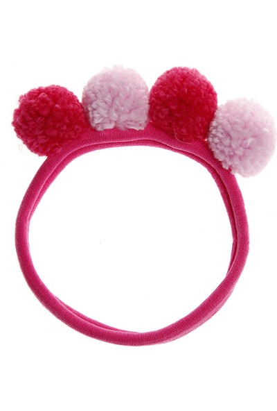 Crazy Kids Örgü Ponpon Saç Bandı