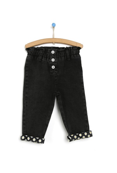 Hello Baby Basic Kız Bebek Lastik Belli Denim Pantolon