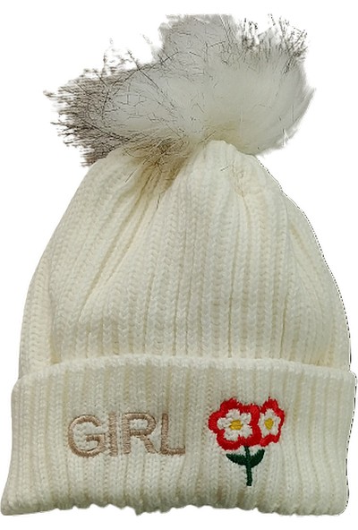 Kitti Kız Bebek Çocuk Tek Ponponlu Polar Bere Anti Pilling 1-4 Yaş Kitti Kız Bebek Çocuk Tek Ponponlu Polar Bere Anti Pilling 1-4 Yaş