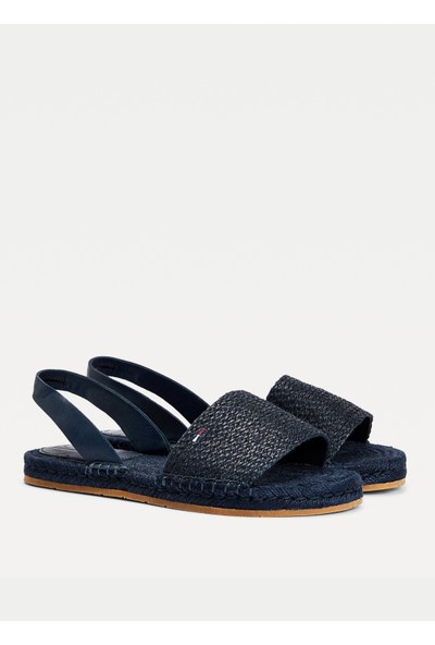 Tommy Hilfiger EN0EN01383C87 Mavi Kadınsandalet