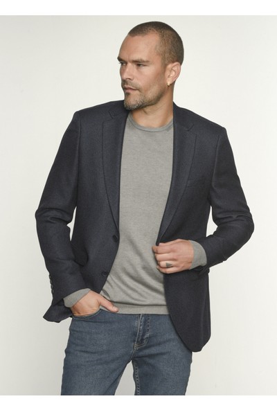 People By Fabrika Ceket, 48, Lacivert