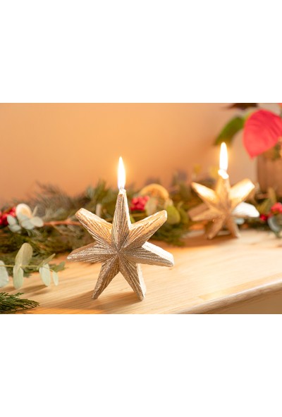 English Home Shining Stars Mum 11.5 x 5.3 x 11.8 cm Gold English Home Shining Stars Mum 11.5 x 5.3 x 11.8 cm Gold