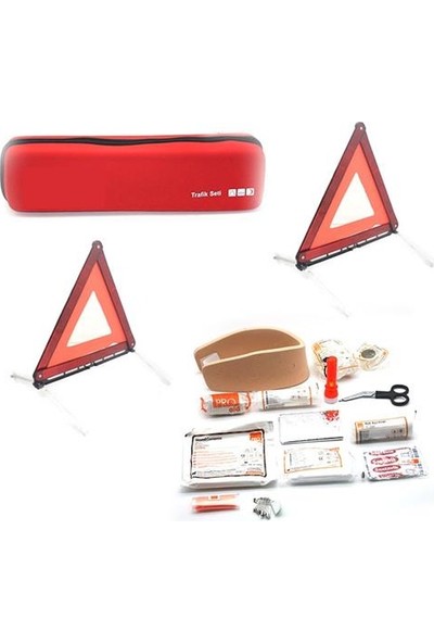 Modacar Proaid Reflektör Boyunluk Ilk Yardım Seti Organizer Kutulu