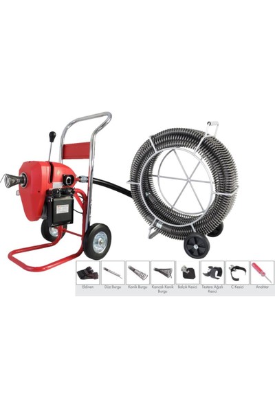 Dali - Motorlu Kanal Açma (Ağır Tip) Seti