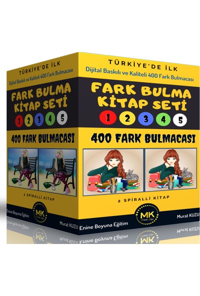 Fark Bulma Kitap Seti (400 Resim) Fark Bulma Kitap Seti (400 Resim)