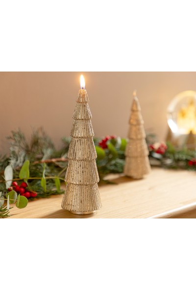 English Home Winter Tree Mum 6 x 6 x 19 cm Gold