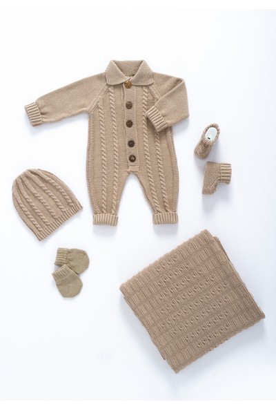 Kidart %100 Pamuk Yeni Doğan Triko Hastane Çıkışı *dora* Vizon Kidart %100 Pamuk Yeni Doğan Triko Hastane Çıkışı *dora* Vizon