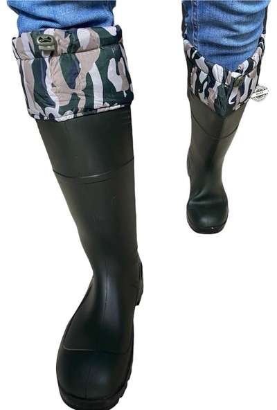 Techno Boots Poliüretan Uzun Konçlu Büzmeli Çizme Techno Boots Poliüretan Uzun Konçlu Büzmeli Çizme