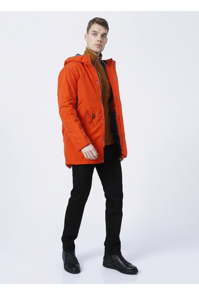 Jack & Jones 12194737_JORCHUCKY Düz Yaka Uzun Kollu Regular Fit Düz Turuncu Erkek Mont Jack & Jones 12194737_JORCHUCKY Düz Yaka Uzun Kollu Regular Fit Düz Turuncu Erkek Mont