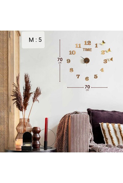 Ayyar Sticker Duvar Saati