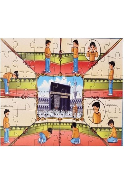 Darksent Ahşap Puzzle Namaz Kılıyorum - Erkek Çocuk Darksent Ahşap Puzzle Namaz Kılıyorum - Erkek Çocuk